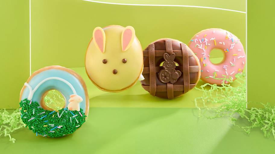 Krispy Kreme unveils new hop-tastic bunny themed Easter doughnuts