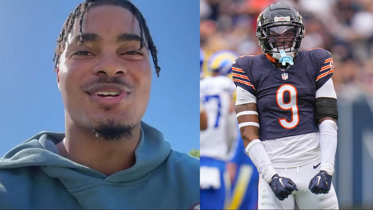 Jaquan Brisker talks concussion, Bears, Ben Johnson, Dennis Allen ...