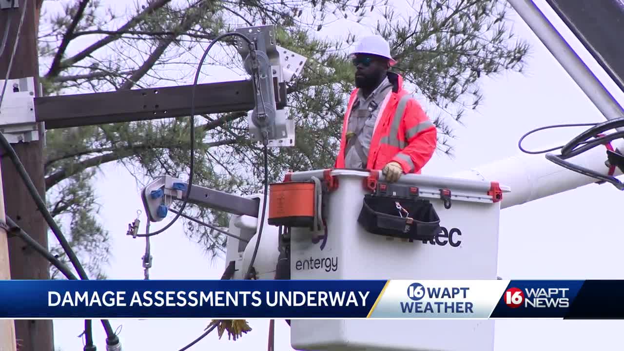 Damage assessments underway in Jackson
