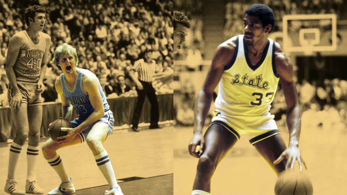 Larry Bird on his first time teaming up with Magic Johnson before their ...