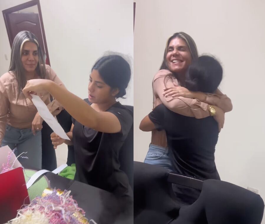 Sofía Caiche planeó durante dos años este regalo inolvidable para su hija