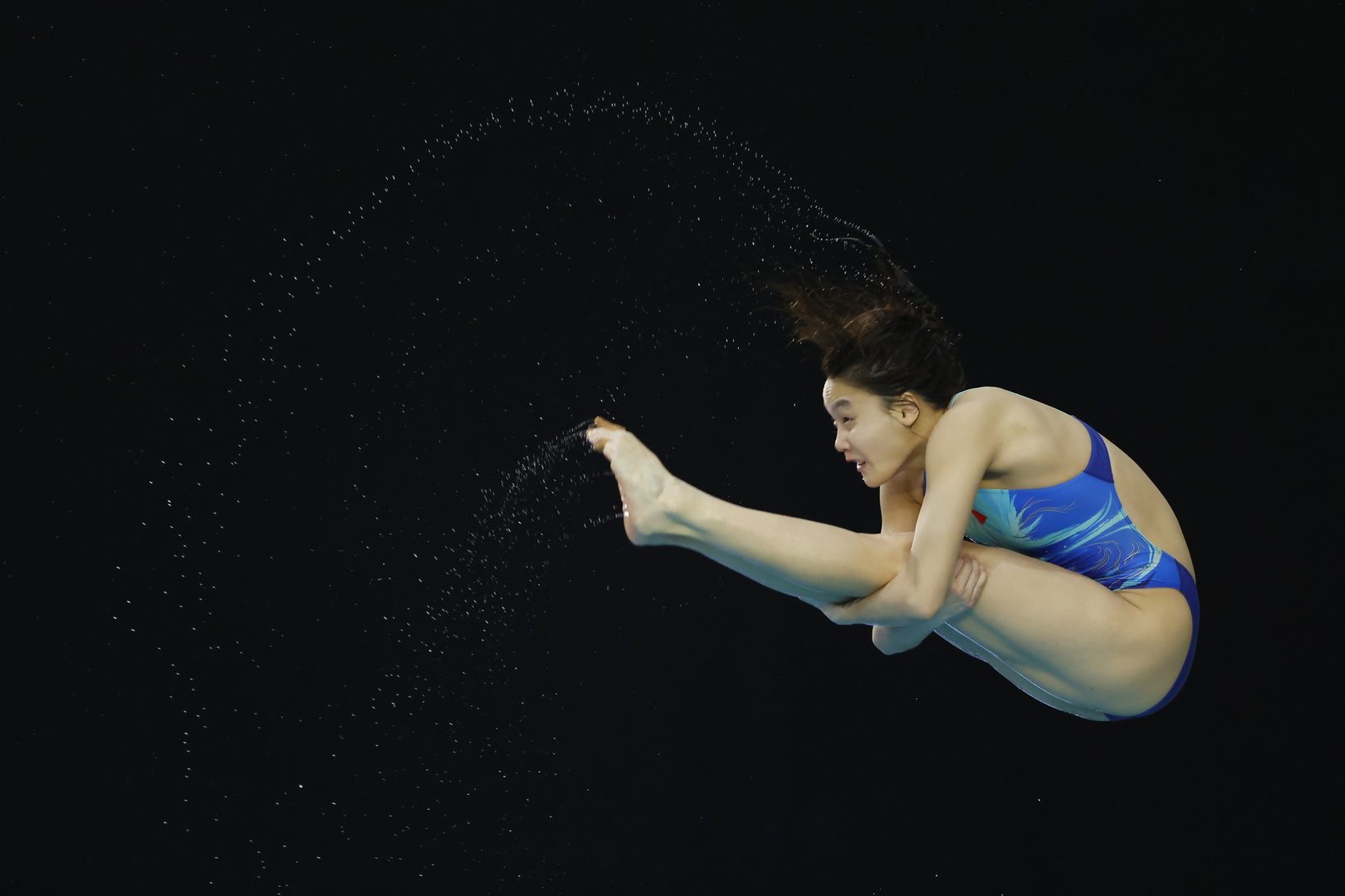 La china Jia Chen gana la final de trampolín delante de la campeona ...