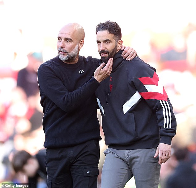 Ruben Amorim and Pep Guardiola insist their teams will be better next ...