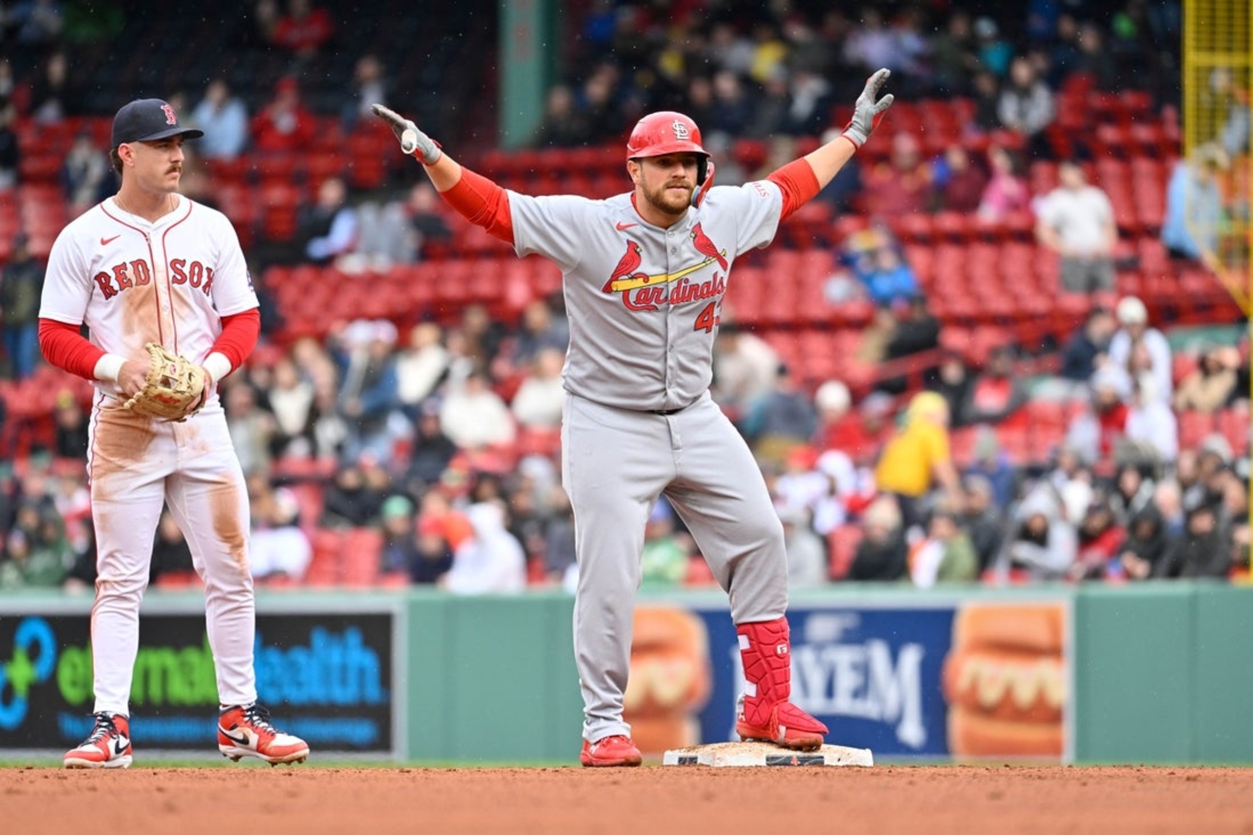 Red Sox rally to clinch series in first part of doubleheader against ...
