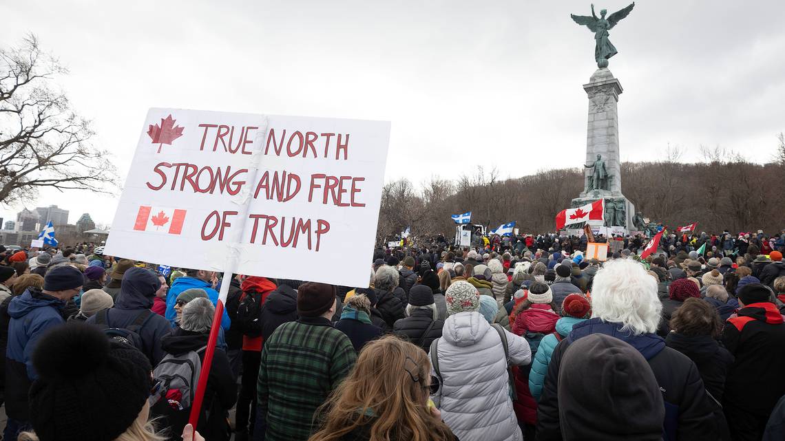51st state: More than 1,000 turn out for anti-Trump protest on Mount Royal