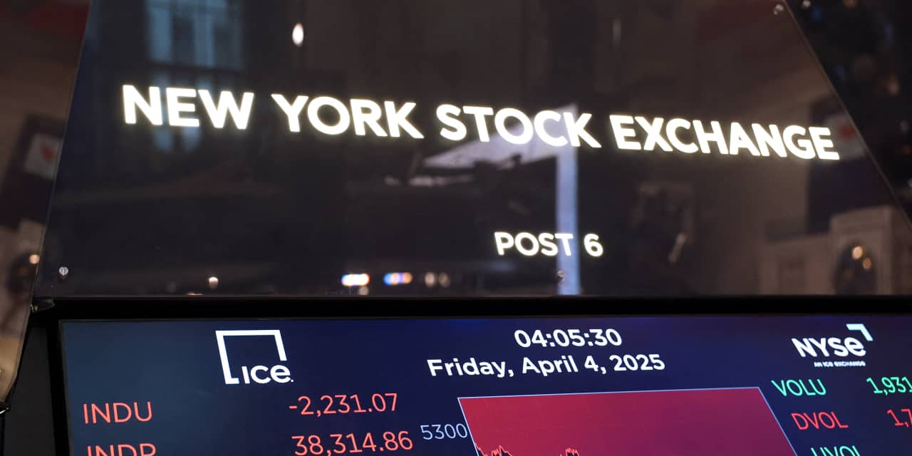 Stock futures plunge as ugly stretch for Wall Street looks set to worsen