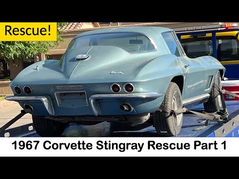 1967 Corvette Rescue With Chris Tasev Pt. 1 – Car Hasn't Been Driven in ...