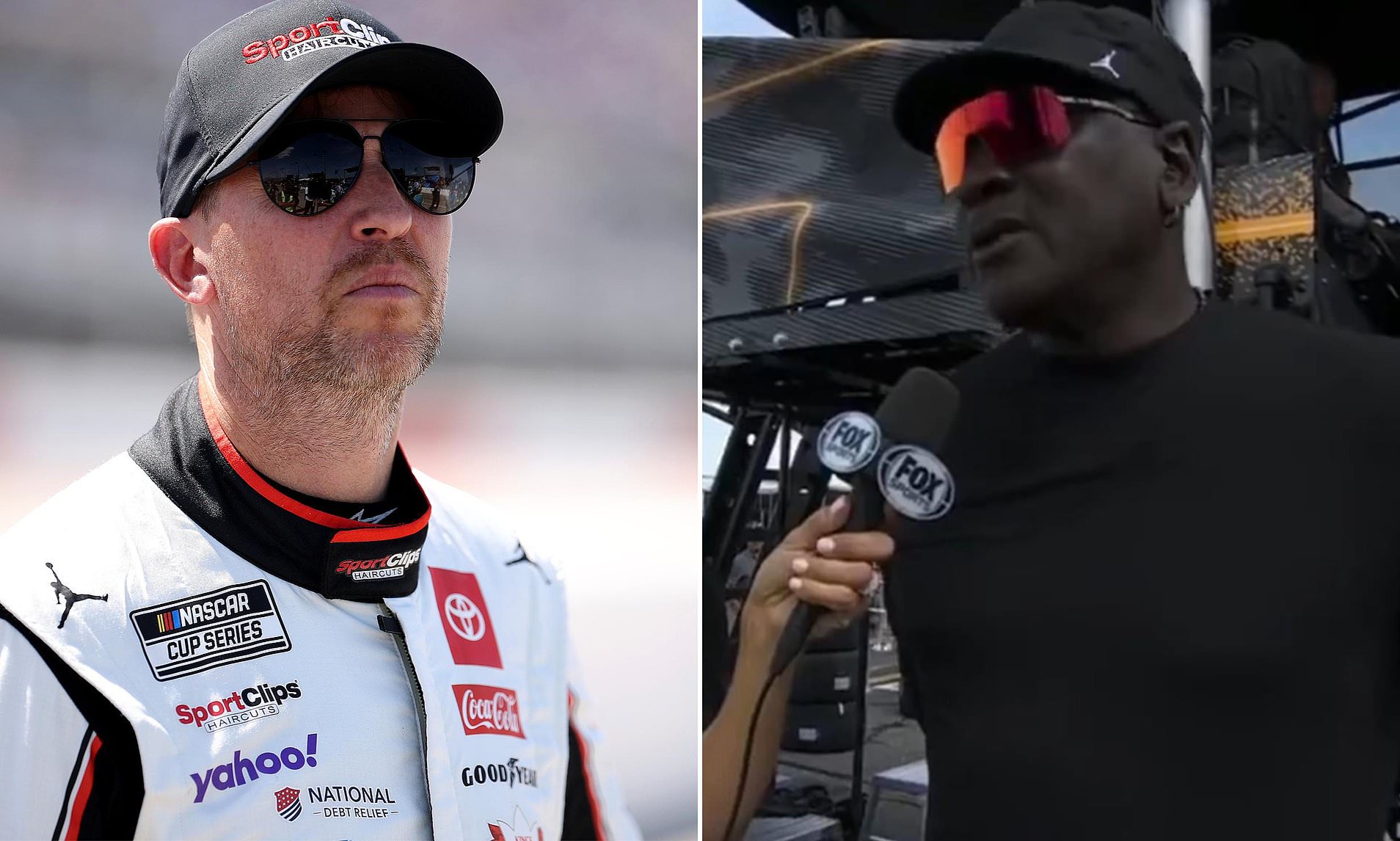 Michael Jordan brands his Nascar co-owner Denny Hamlin 'a clown ...