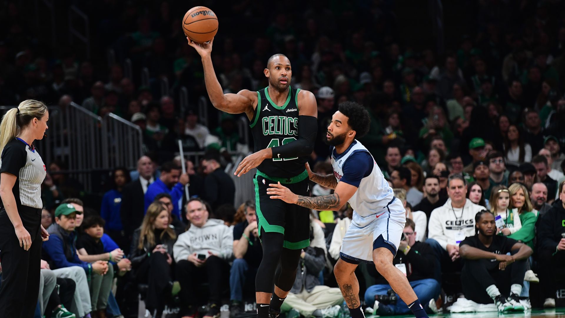 Celtics rack up 33 assists, cruise past Wizards 124-90