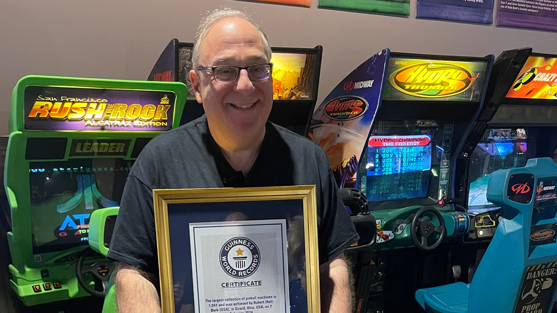 Rob Berk’s record-breaking pinball collection becomes an arcade and ...