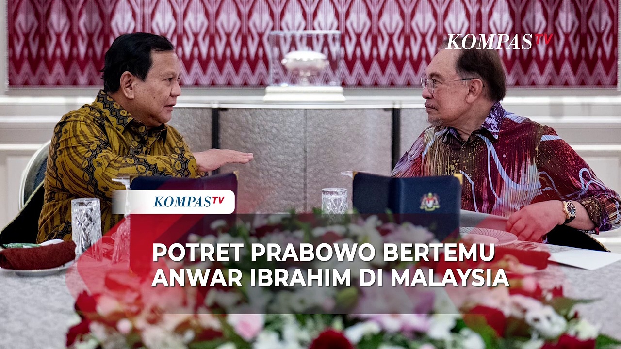 Potret Hangat Presiden Prabowo Bertemu PM Anwar Ibrahim di Malaysia ...