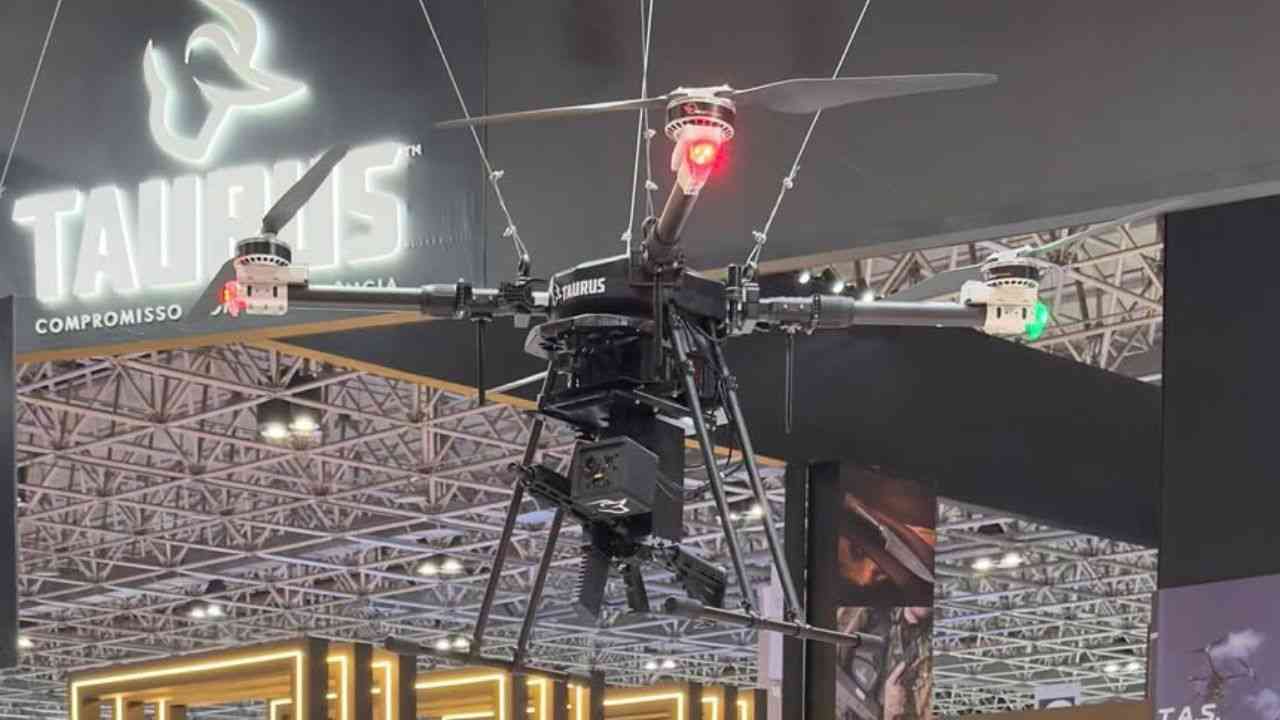 Taurus reveals drone armed with a rifle and AI for military and police ...