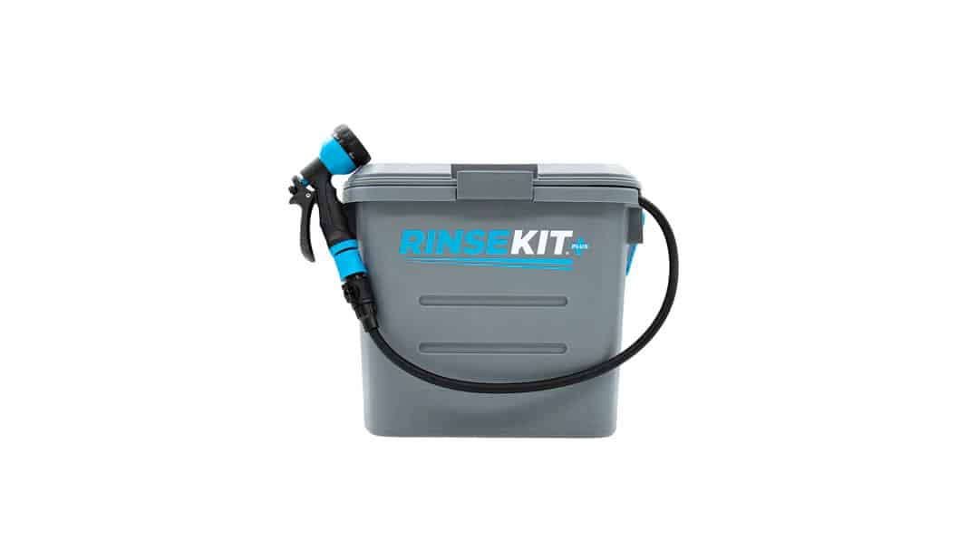 Rinsekit Plus, la douche mobile avec pression mais sans batterie