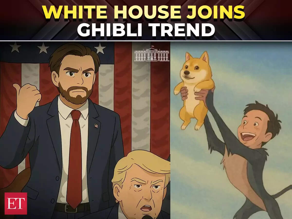 White House shares Ghibli-version of President Trump, VP JD Vance on ‘X’