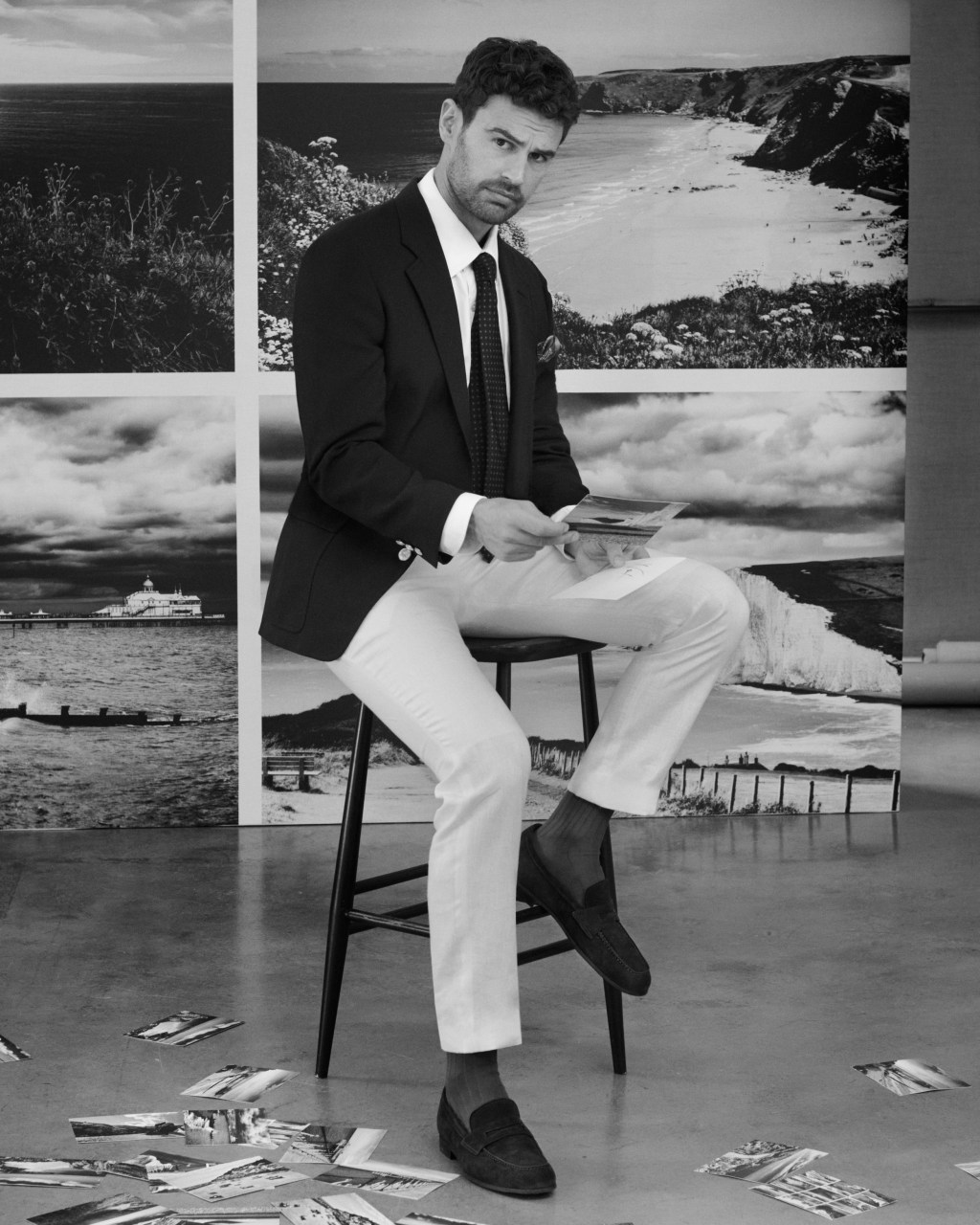 Theo James is an English Gentleman in Church's Spring Campaign