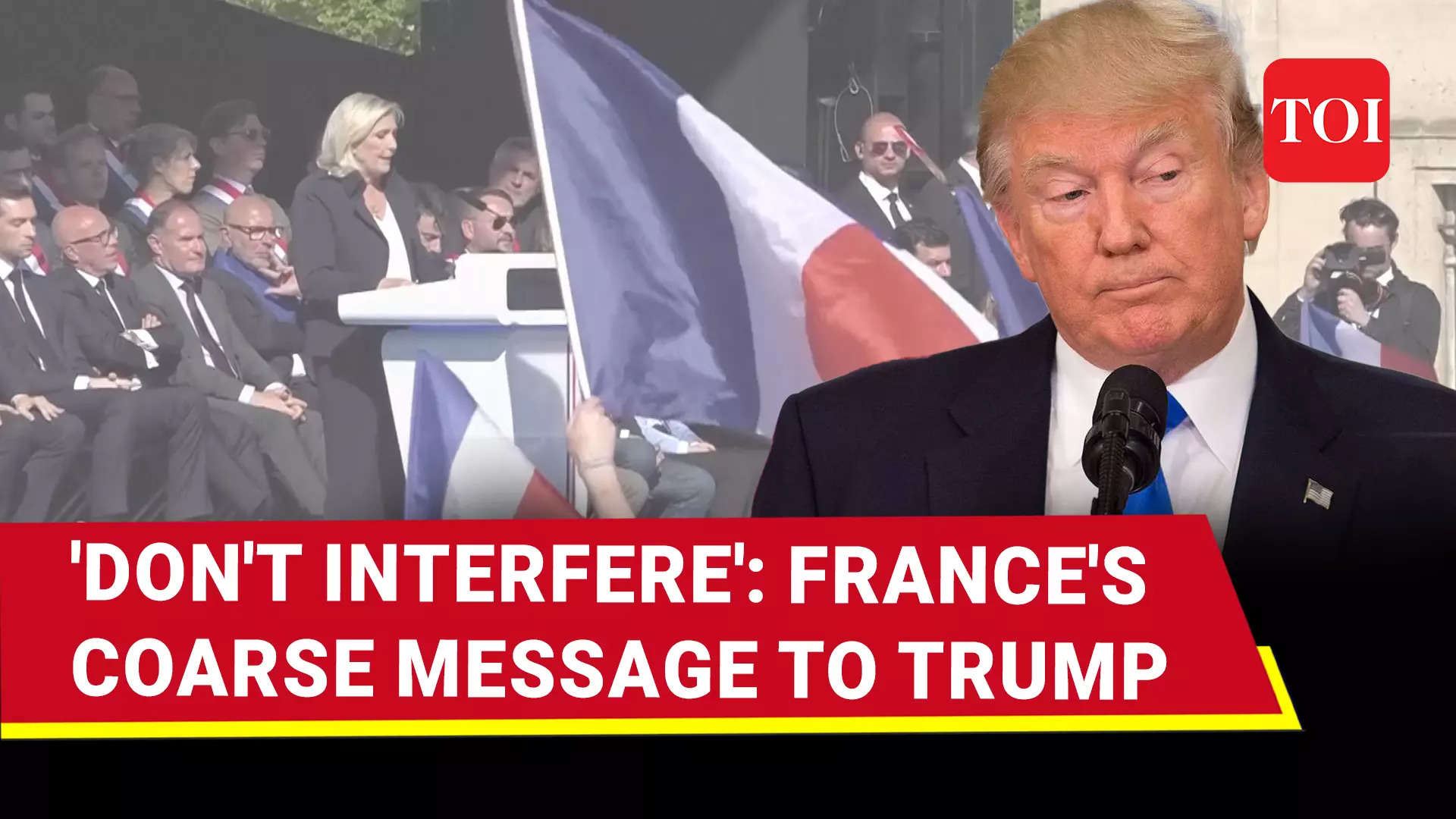 France 'FUMES' At Trump, Putin For BACKING Le Pen Amid Macron Rival's ...