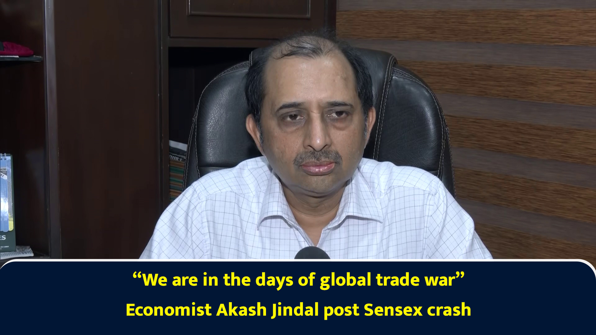 “We are in the days of global trade war” Economist Akash Jindal post Sensex crash