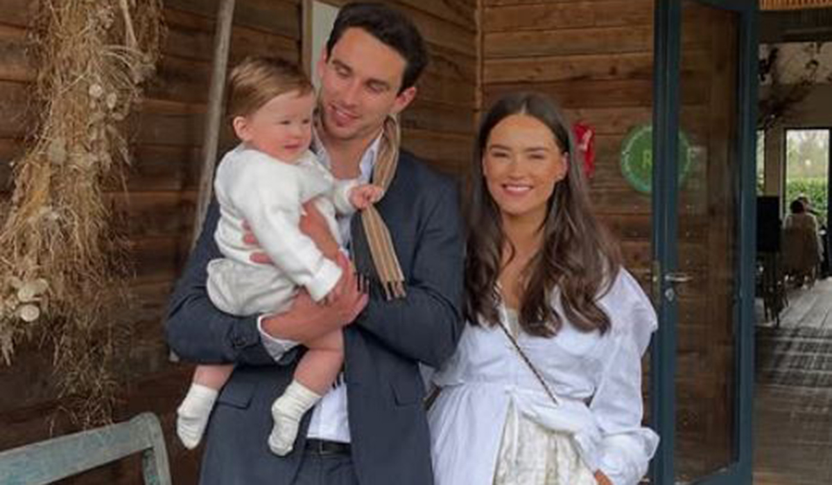 Robyn Flanagan supports husband Joey Carbery in France with son Beau