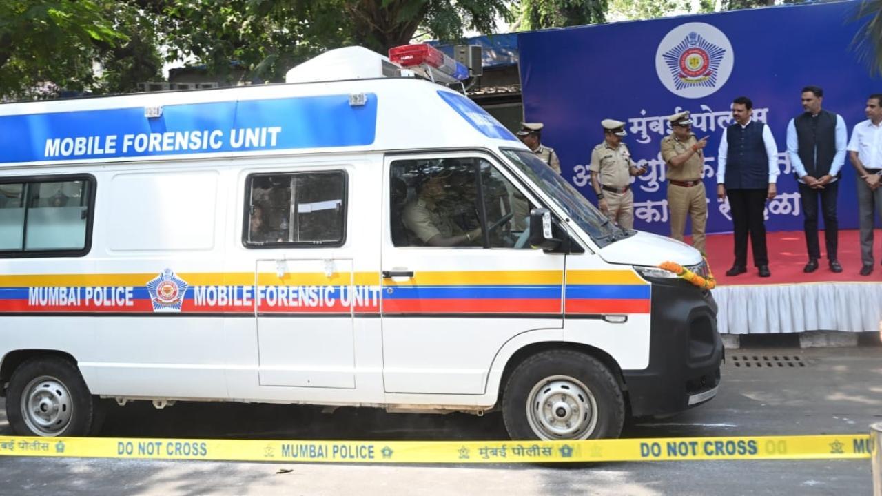 IN PHOTOS Mumbai Police gets new hitech vehicles forensic vans