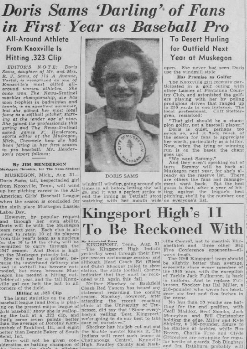 Knoxville's Doris Sams was the 'darling of fans' in 'A League of Their ...