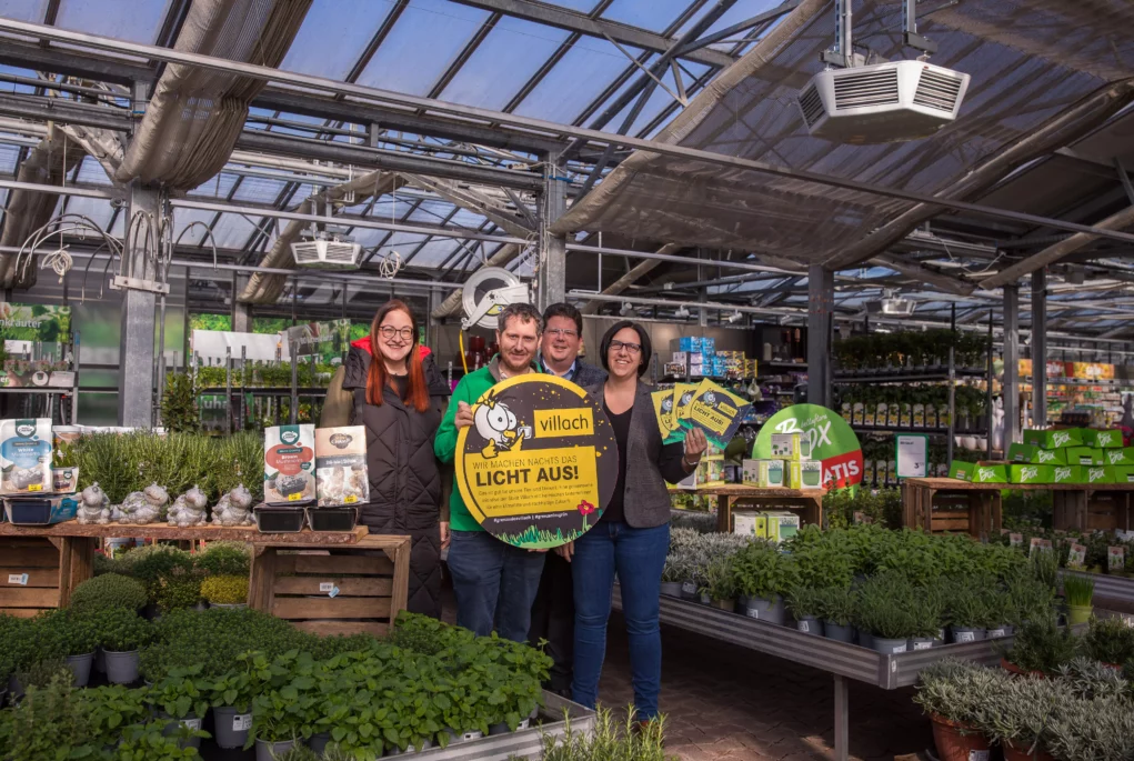 Auch bei bellaflora heißt es jetzt „Licht aus!“