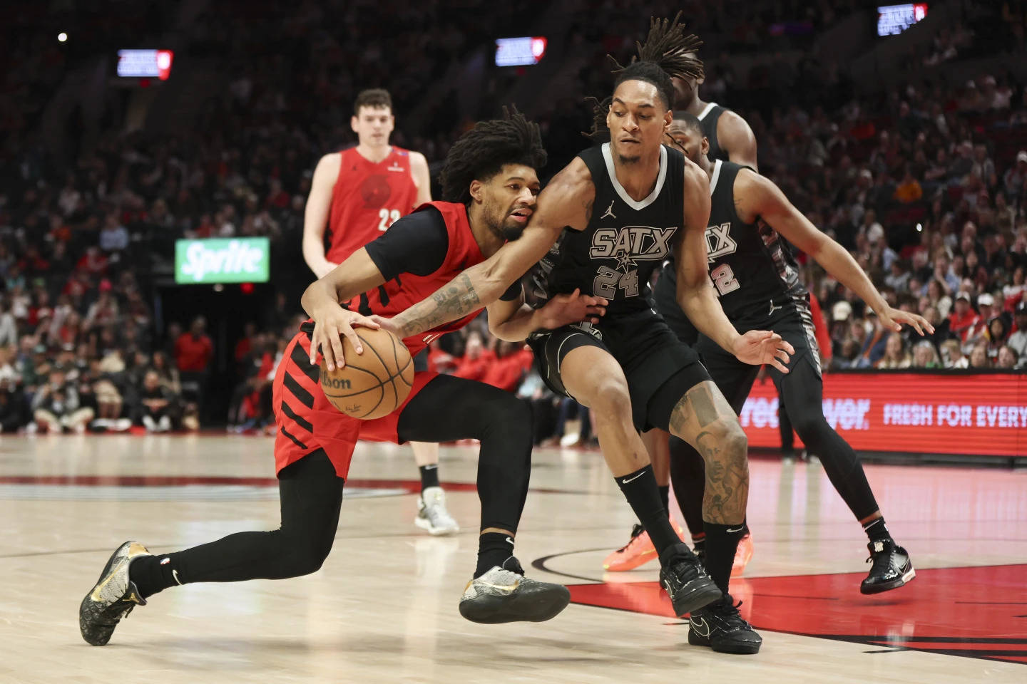 San Antonio Spurs vs Portland Trail Blazers matchup kicked both teams ...