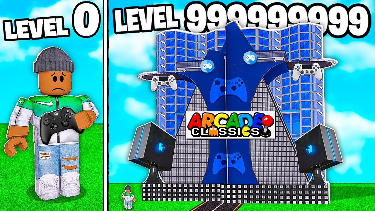 "I Built a Level 999, 999, 999 Roblox Arcade"