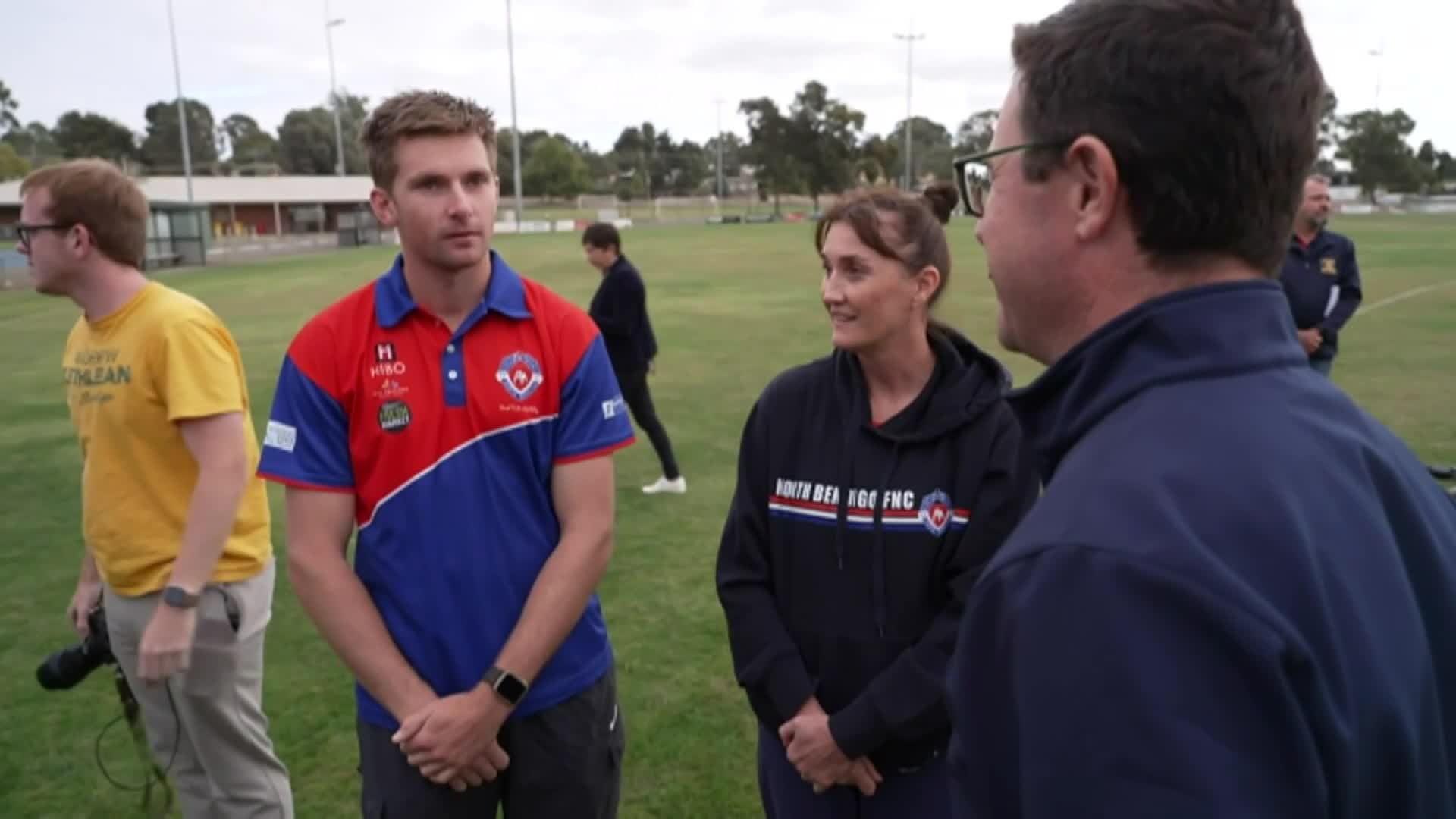 Nationals Leader David Littleproud starts campaigning in Bendigo