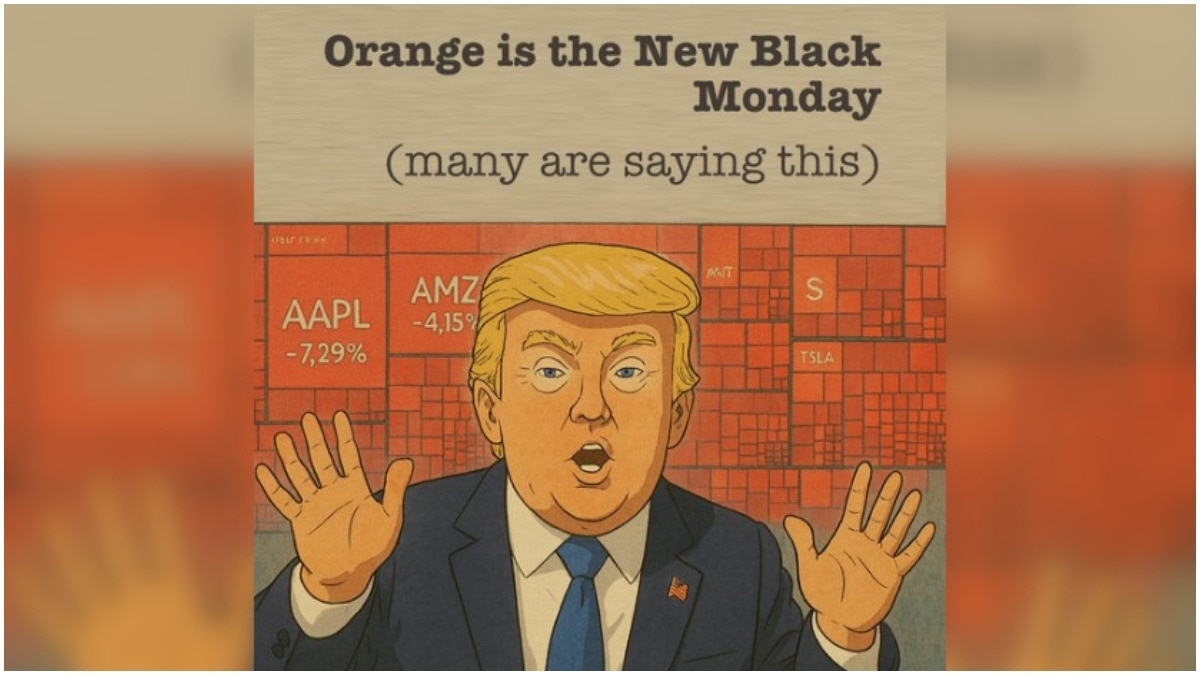 As global markets crash after Trump announces tariffs, ‘Orange Monday ...