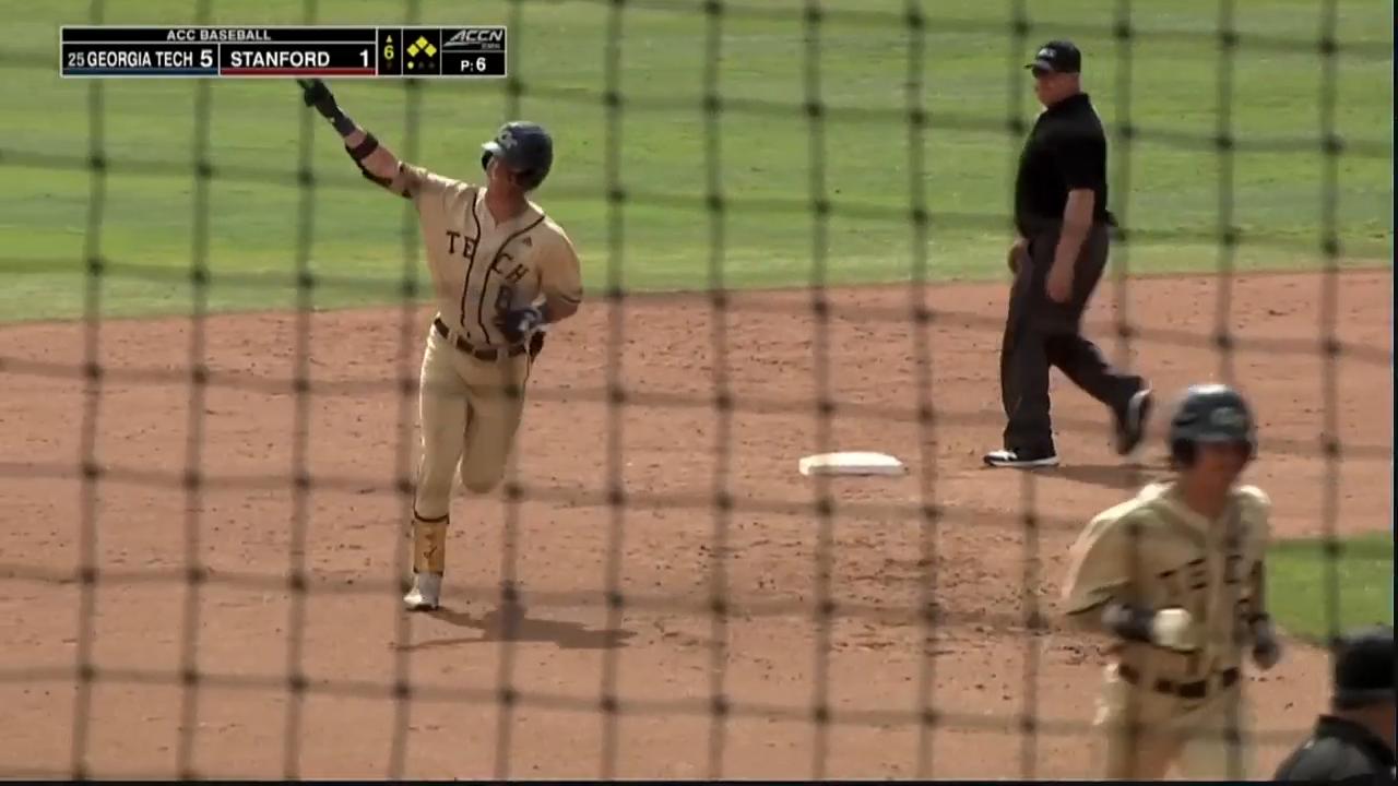 Stanford and Sasaki thrashed 18-2 as #25 Georgia Tech complete sweep of ...