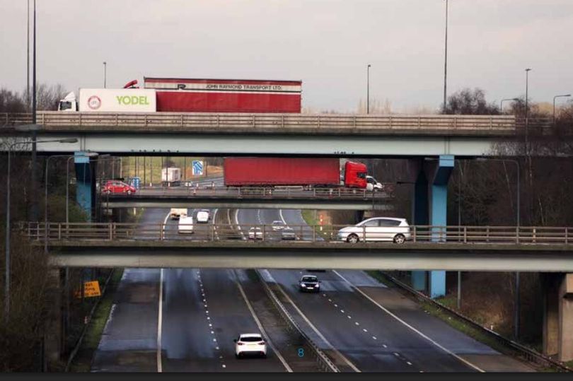 The massive motorway changes at Simister Island which would alter ...
