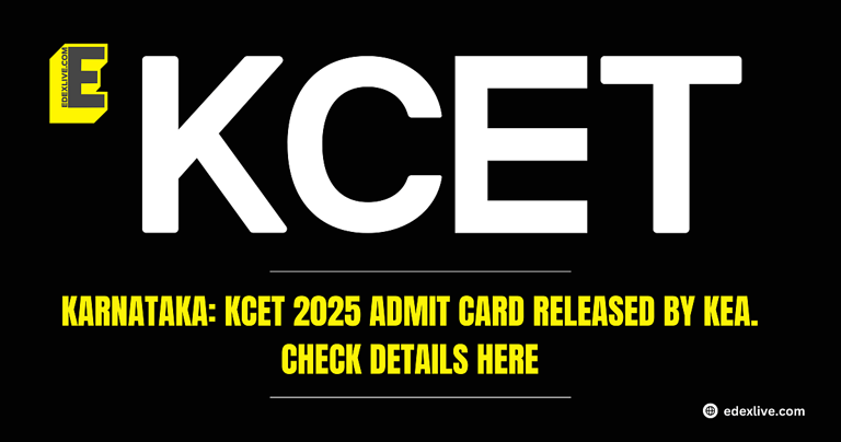 Karnataka: KCET 2025 admit card released by KEA. Check DETAILS here
