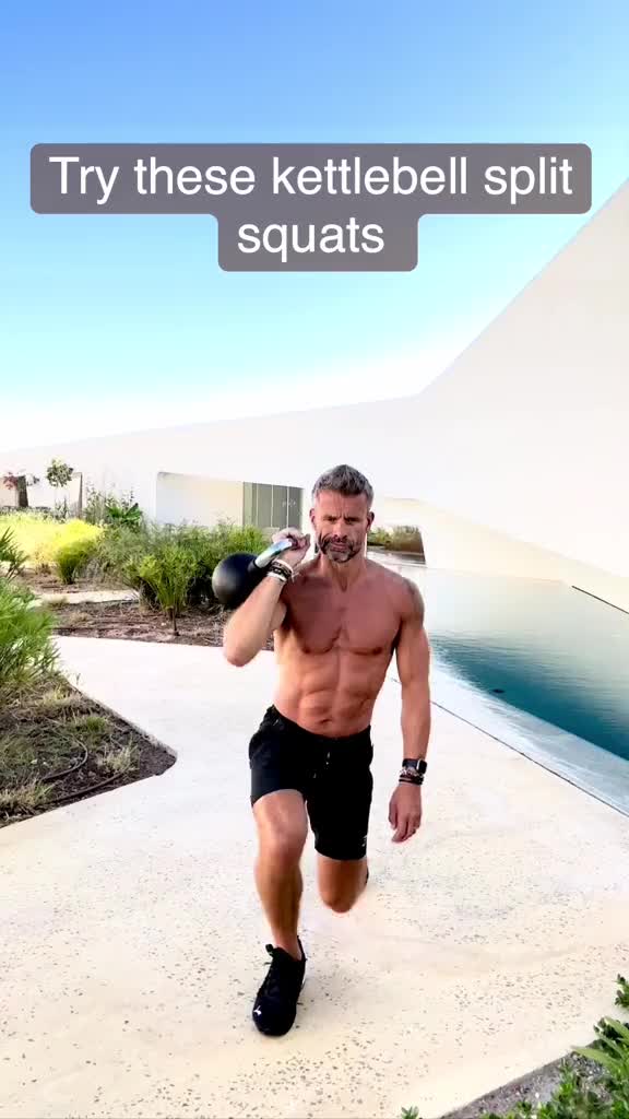Kettlebell Split Squats Build Leg Strength and Balance in Midlife