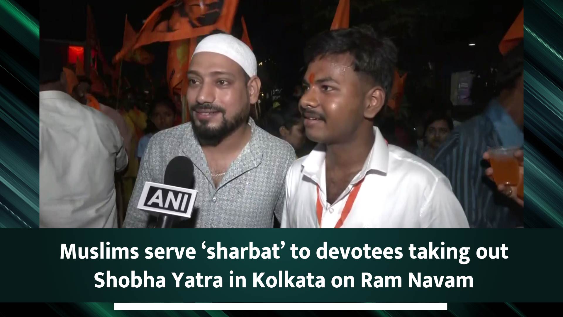 Muslims serve ‘sharbat’ to devotees taking out Shobha Yatra in Kolkata ...