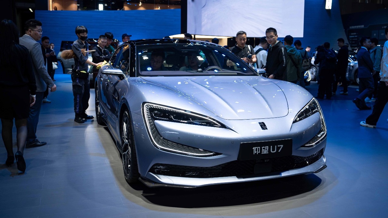 BYD showcases Yangwang U7 EV with self-lifting magnetic suspension