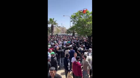 Jordan: Protest Near US Embassy in Amman Against Attack on Gaza
