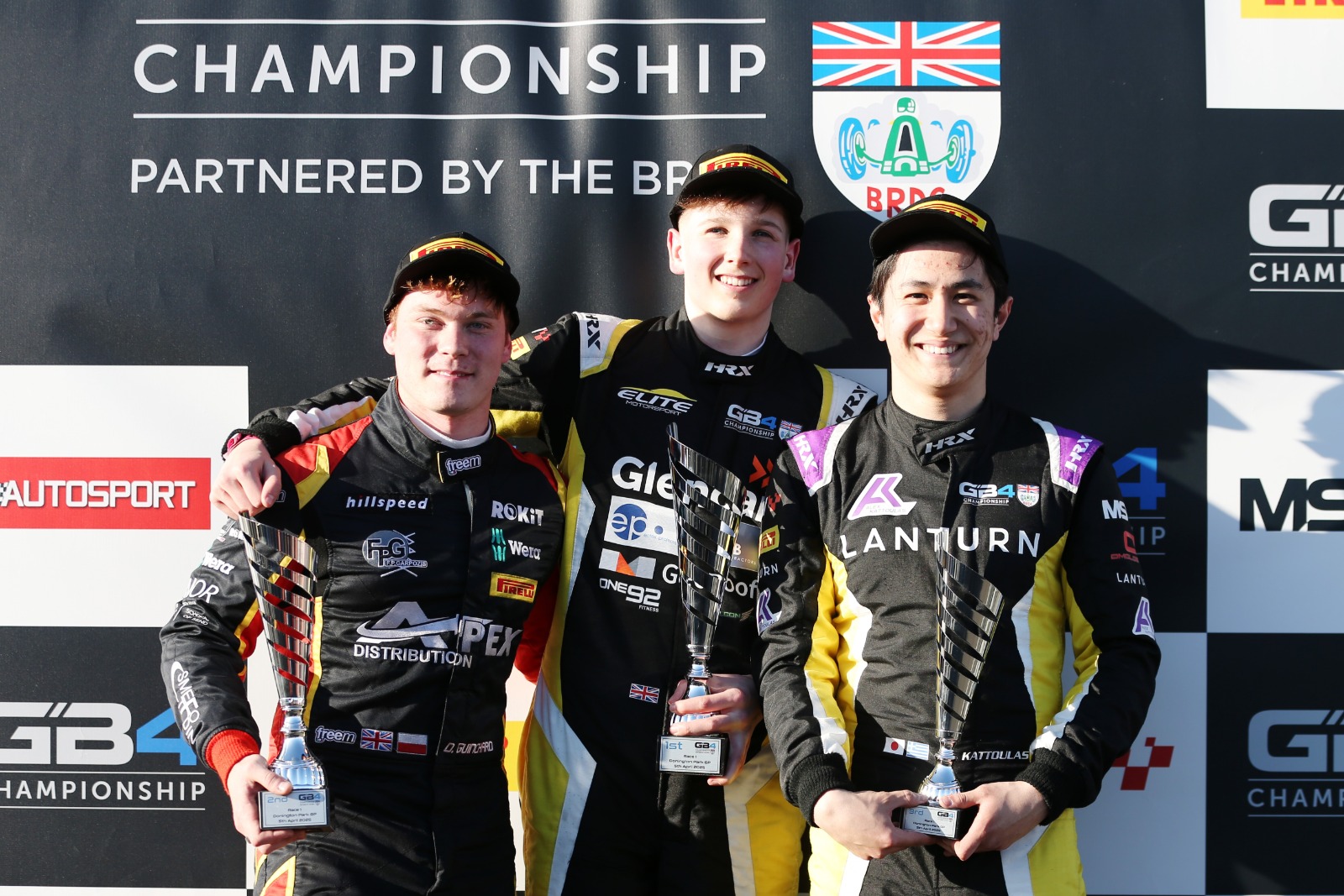 Red Bull talents in the thick of Ginetta Junior Donington Park action