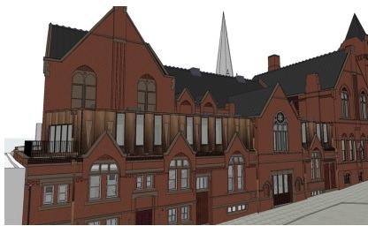 Revised scheme for multi-million-pound revamp of building containing ...