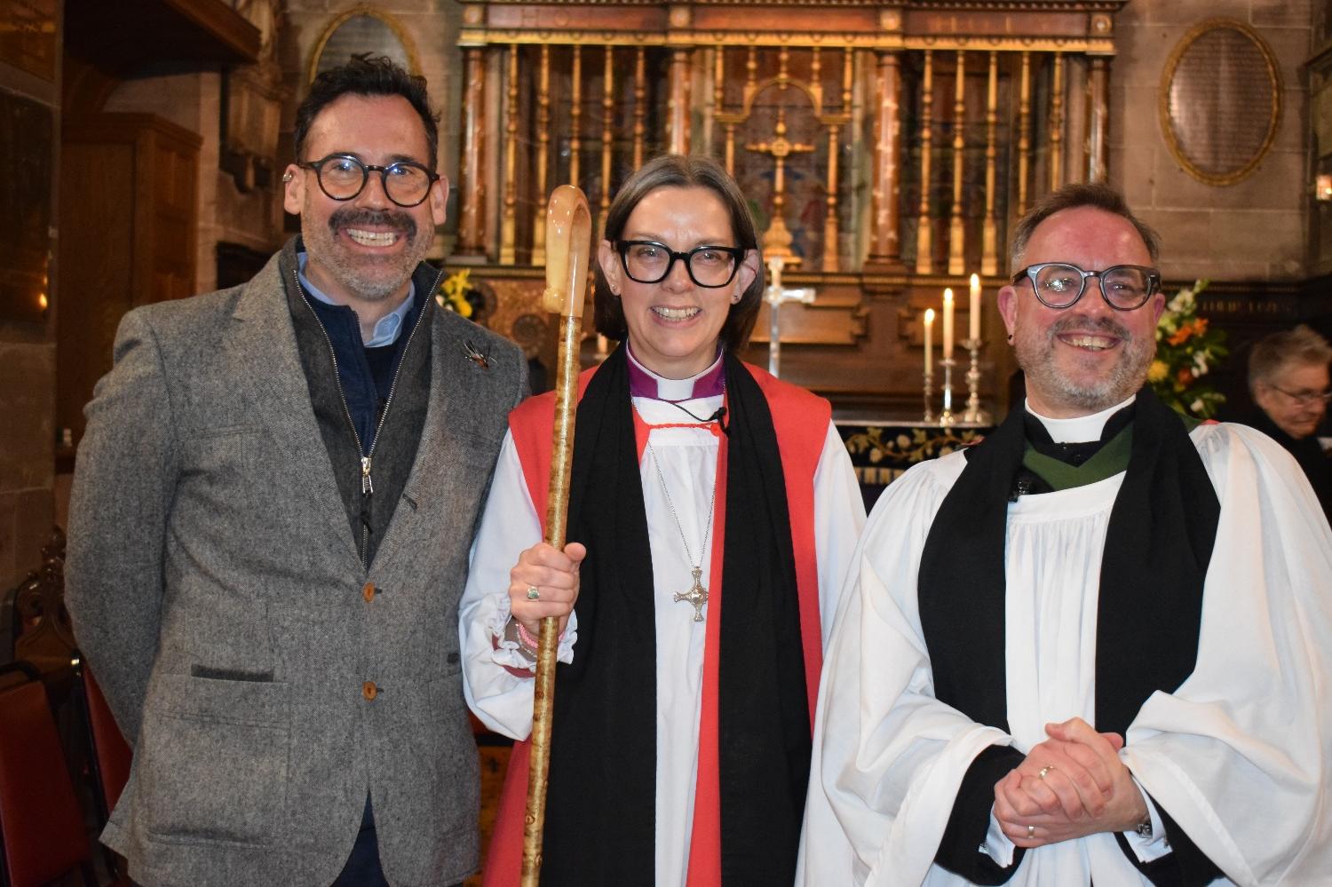 Congregation comes together as the new Vicar of Berwick is installed