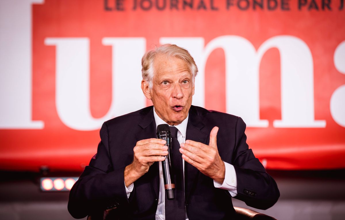 Dominique de Villepin surprenant leader du classement des personnalités ...