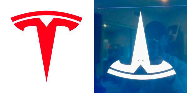 TikTok user posted manipulated Tesla logo that resembled KKK hood