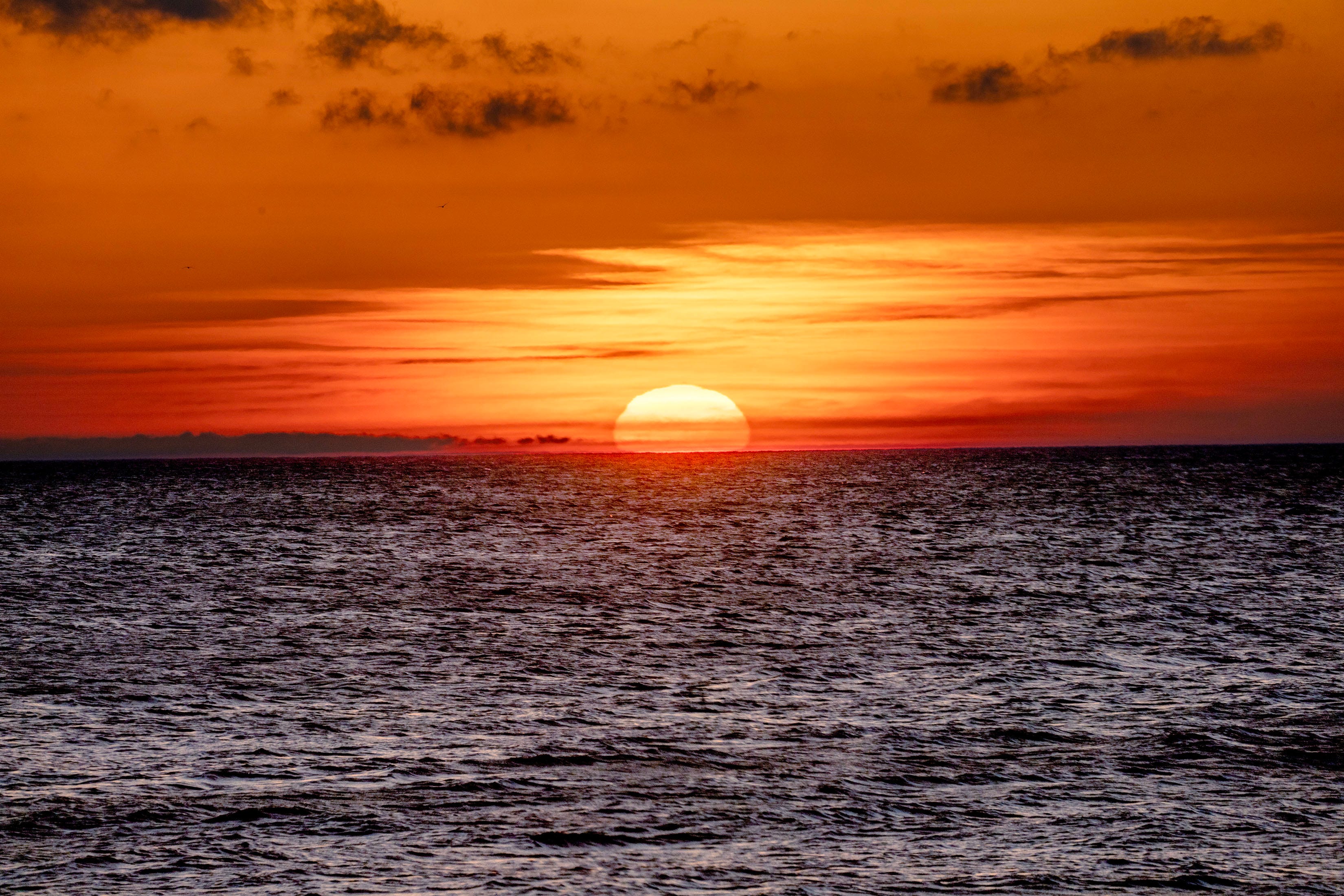 In winter, the waters of Lakes Michigan and Huron separate into layers ...