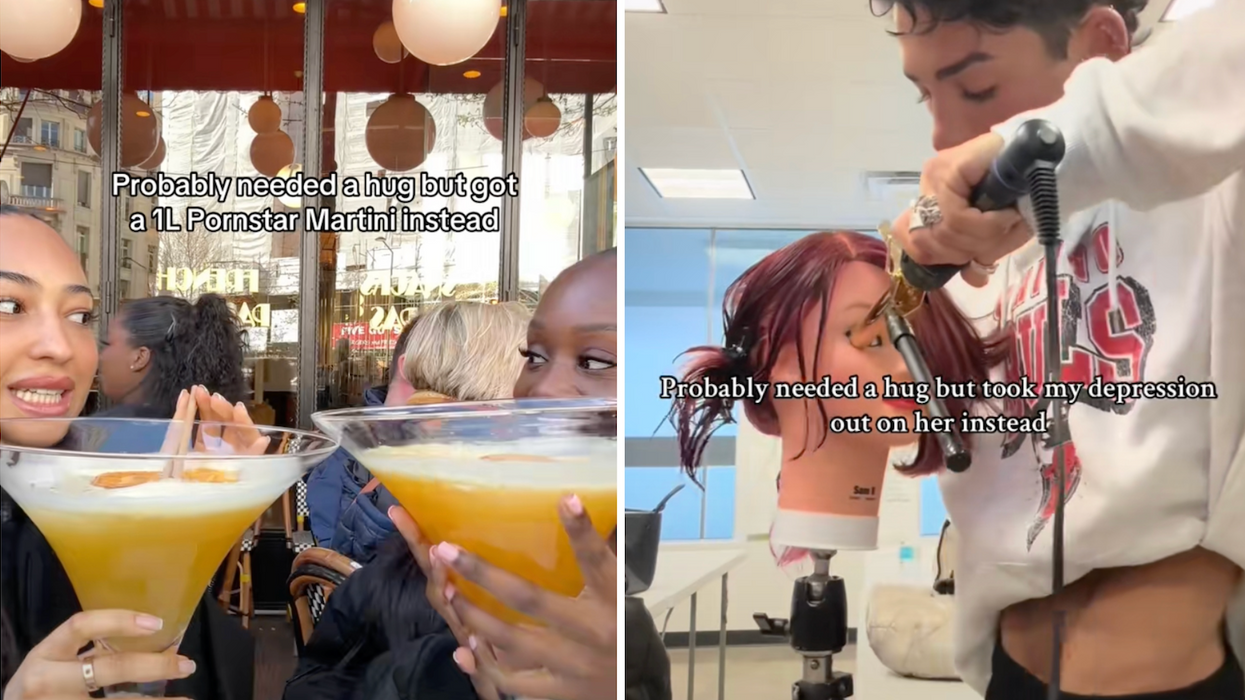 The wildest videos from the 'probably needed a hug but' trend taking ...