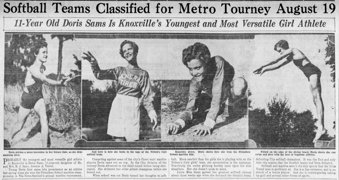 Knoxville's Doris Sams was the 'darling of fans' in 'A League of Their ...
