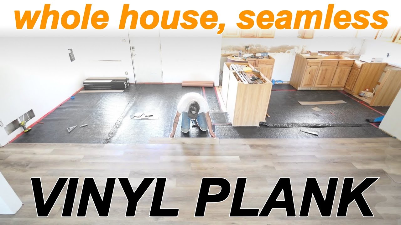 How to Install Seamless Vinyl Plank Flooring in Your House