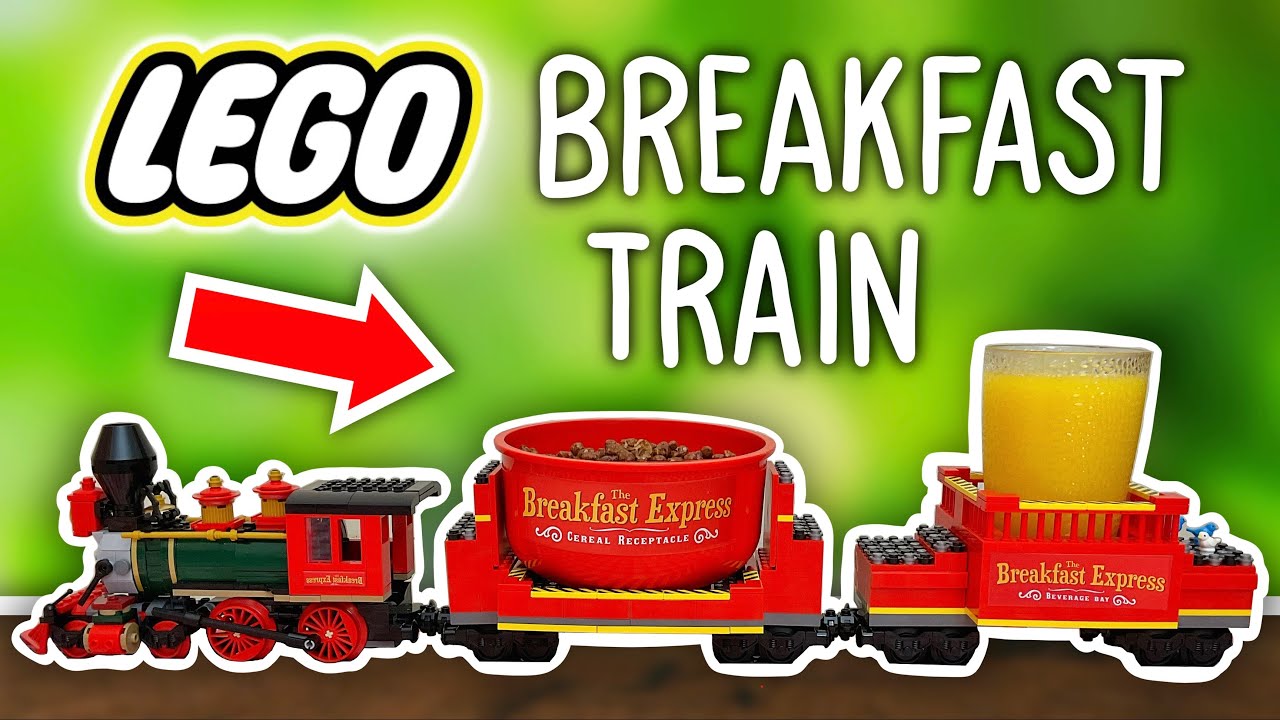 I Built a LEGO Breakfast Train!
