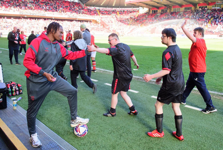 Special Experience for Lincolnshire Down's Syndrome footballers