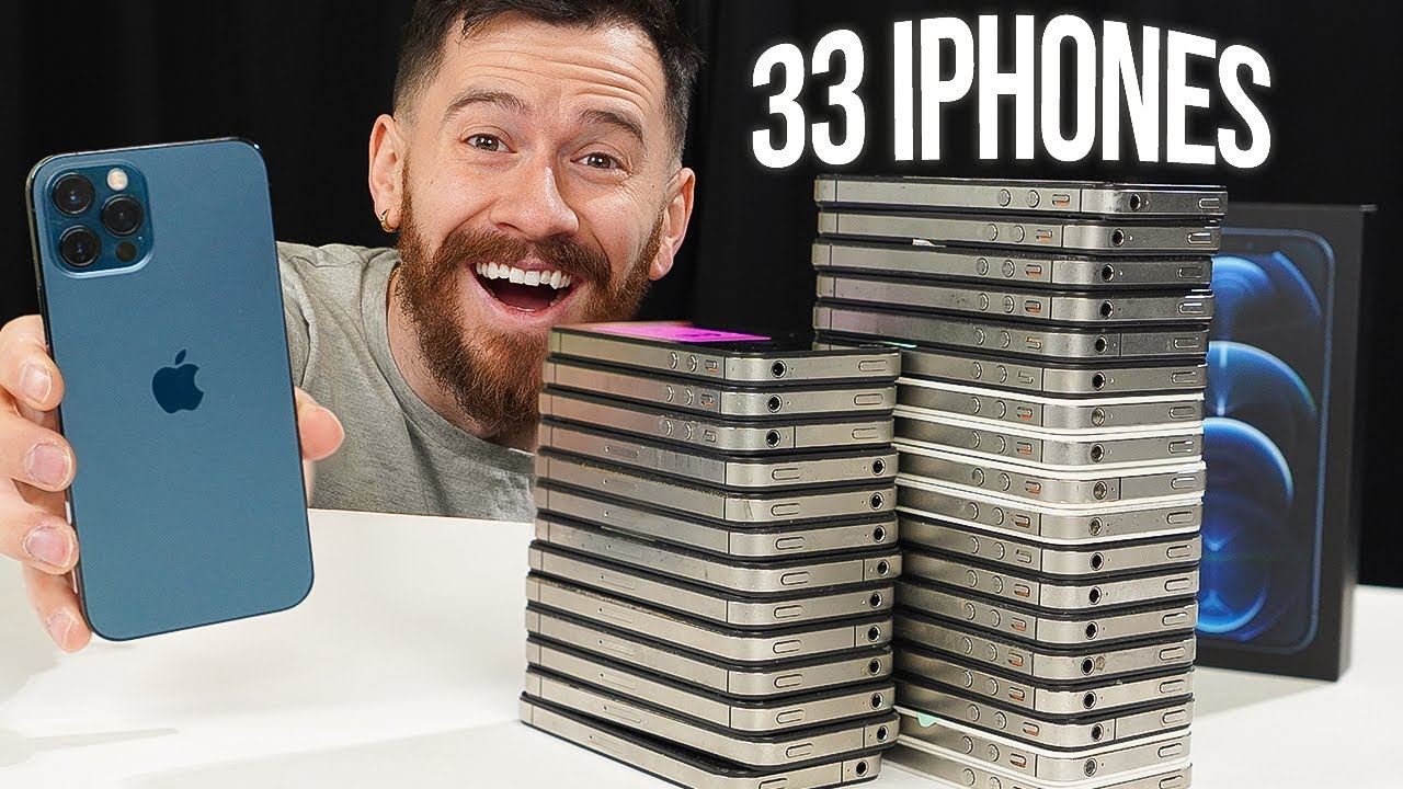 I Bought An Apple Return Lot With 33 iPhones On eBay!
