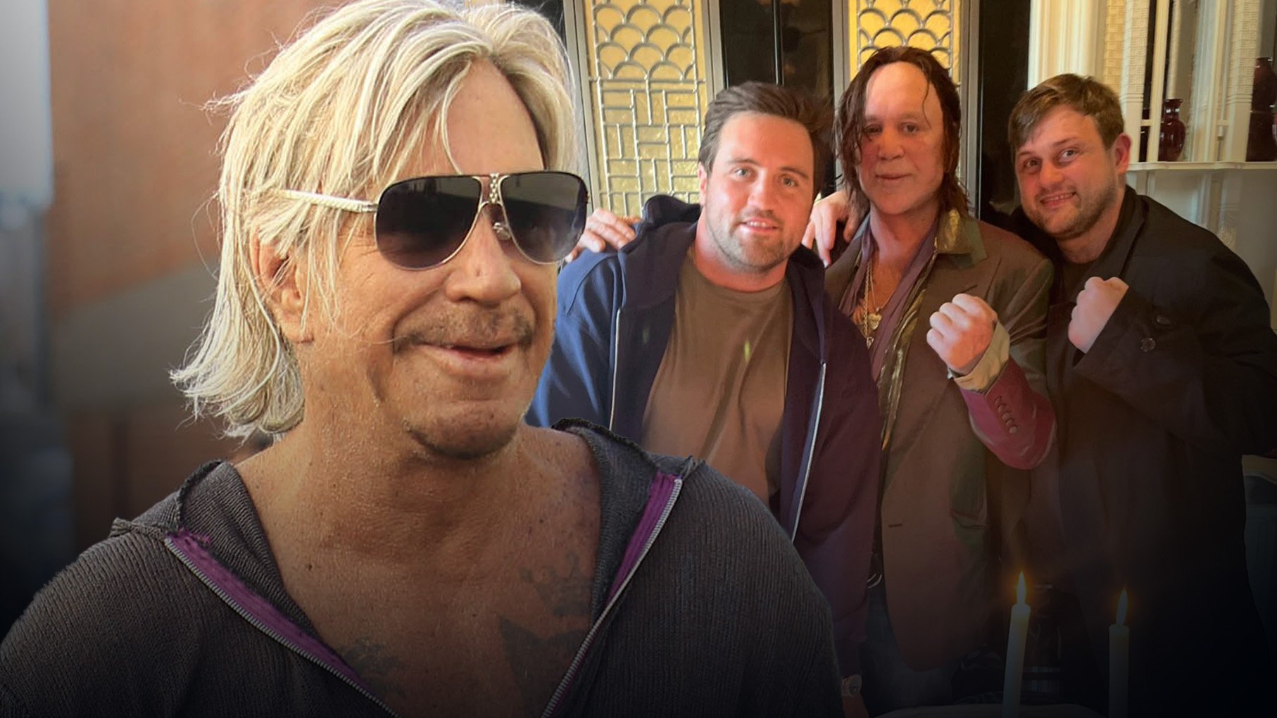 Mickey Rourke wears new wig ahead of entering the Celebrity Big Brother ...