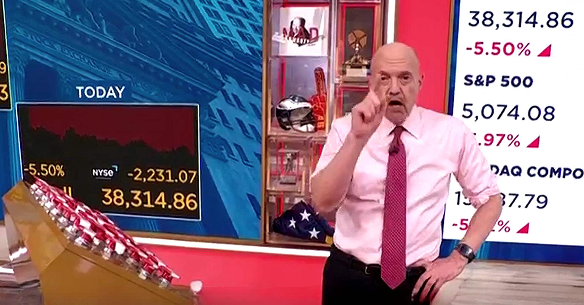 ‘Black Monday!’ CNBC’s Jim Cramer Says Trump-Fueled Stock Market Plunge ...